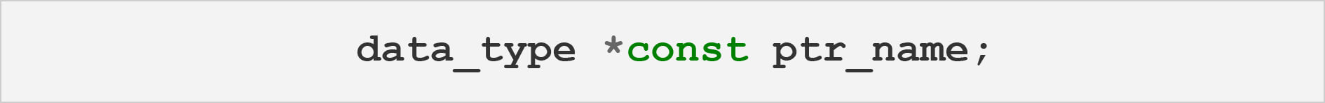 Constant Pointer And Pointer Constant In C Programming