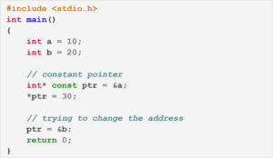 Constant Pointer and Pointer Constant in C Programming