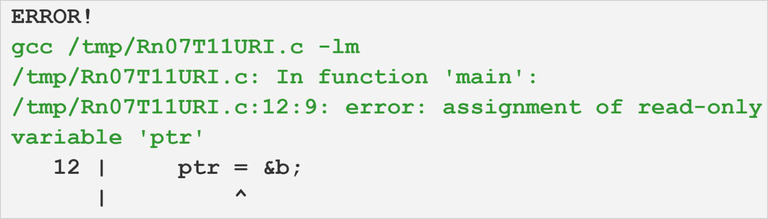 Constant Pointer and Pointer Constant in C Programming